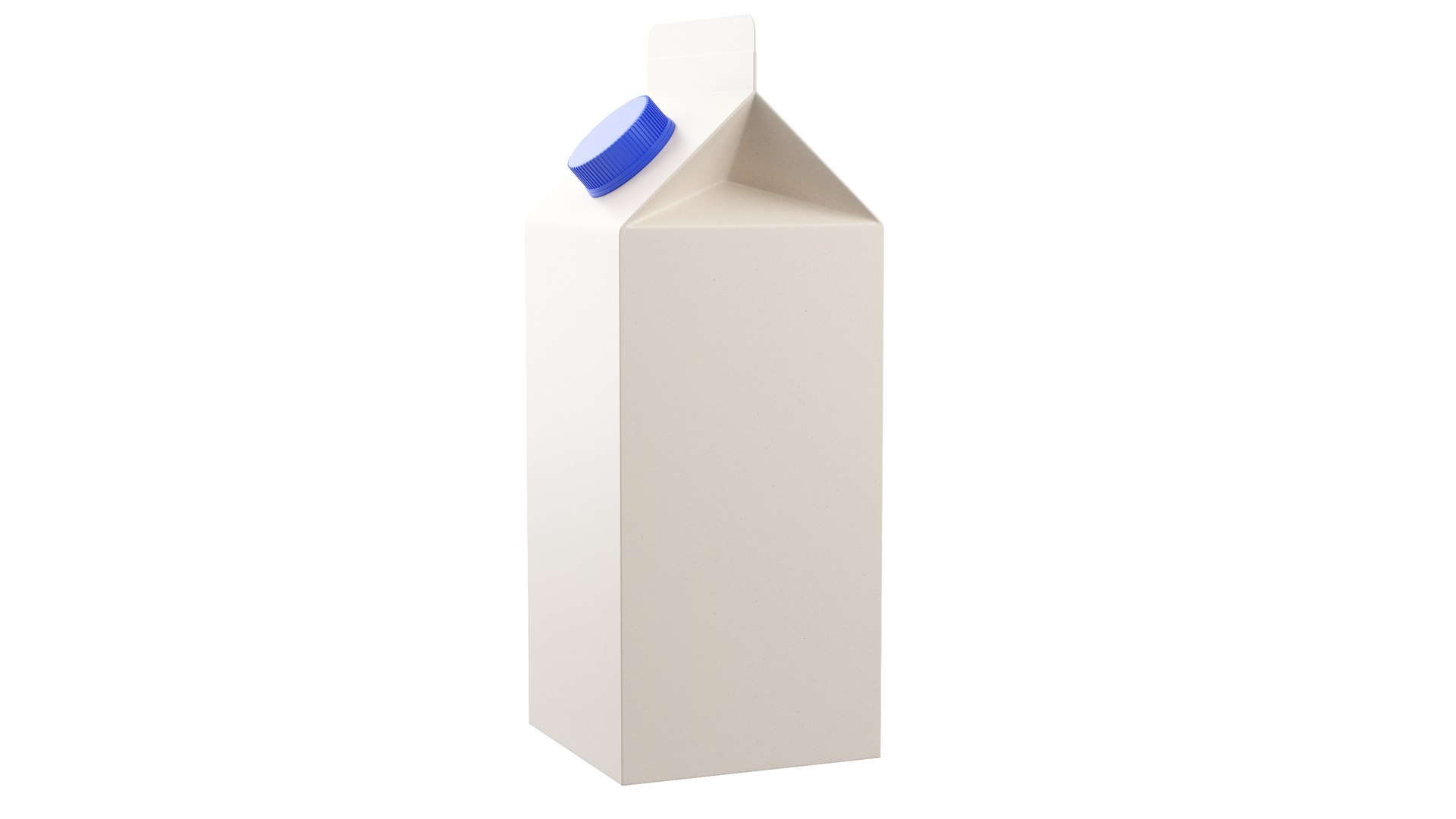 3D Gable Top Milk Packaging In 3 Sizes - TurboSquid 2379432