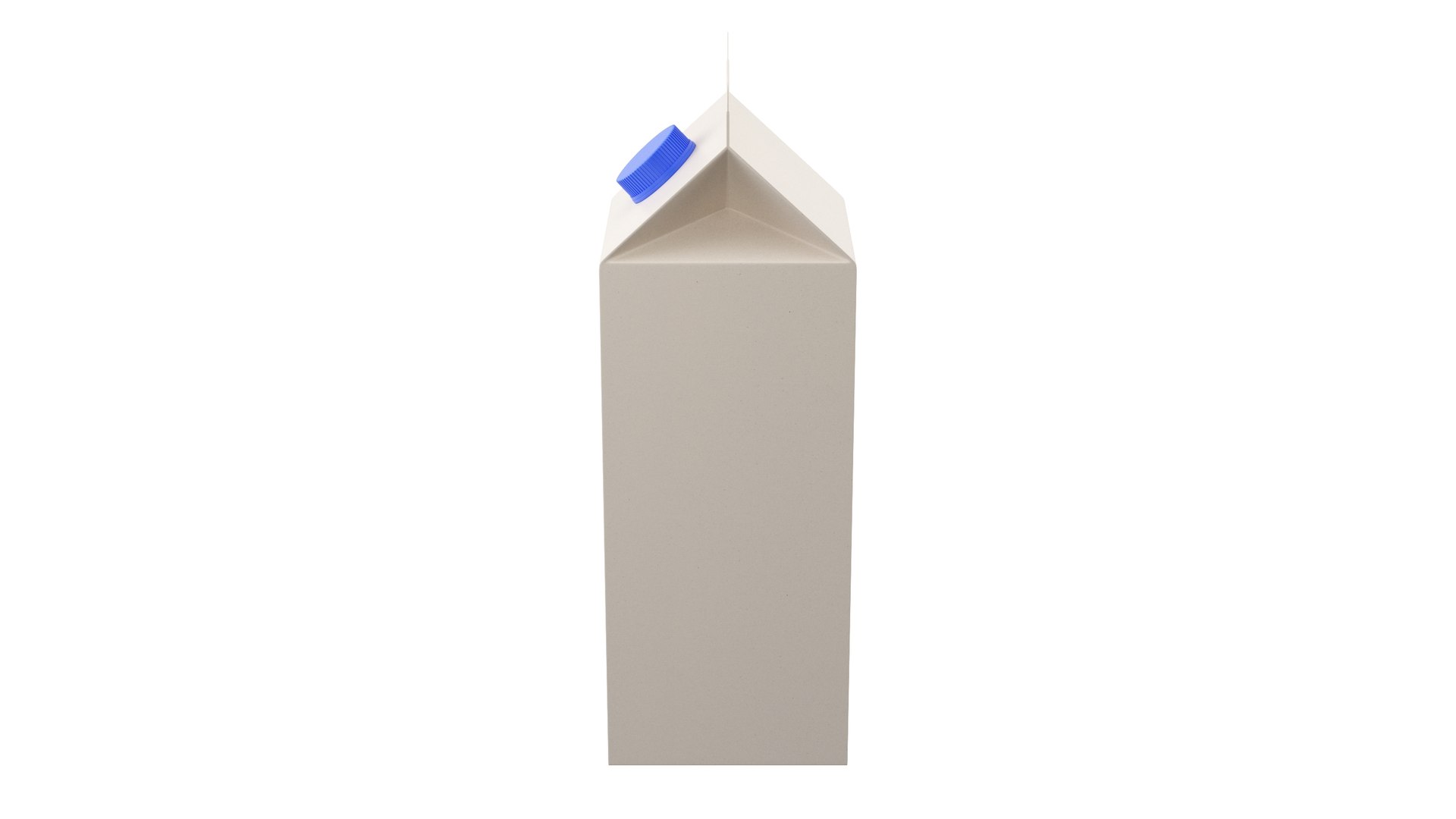 3D Gable Top Milk Packaging In 3 Sizes - TurboSquid 2379432