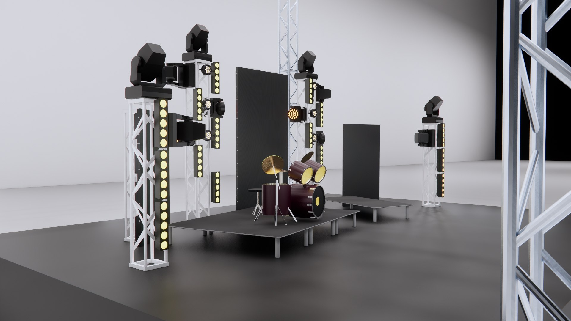 3D Truss Frames-A3 Model - TurboSquid 2213357