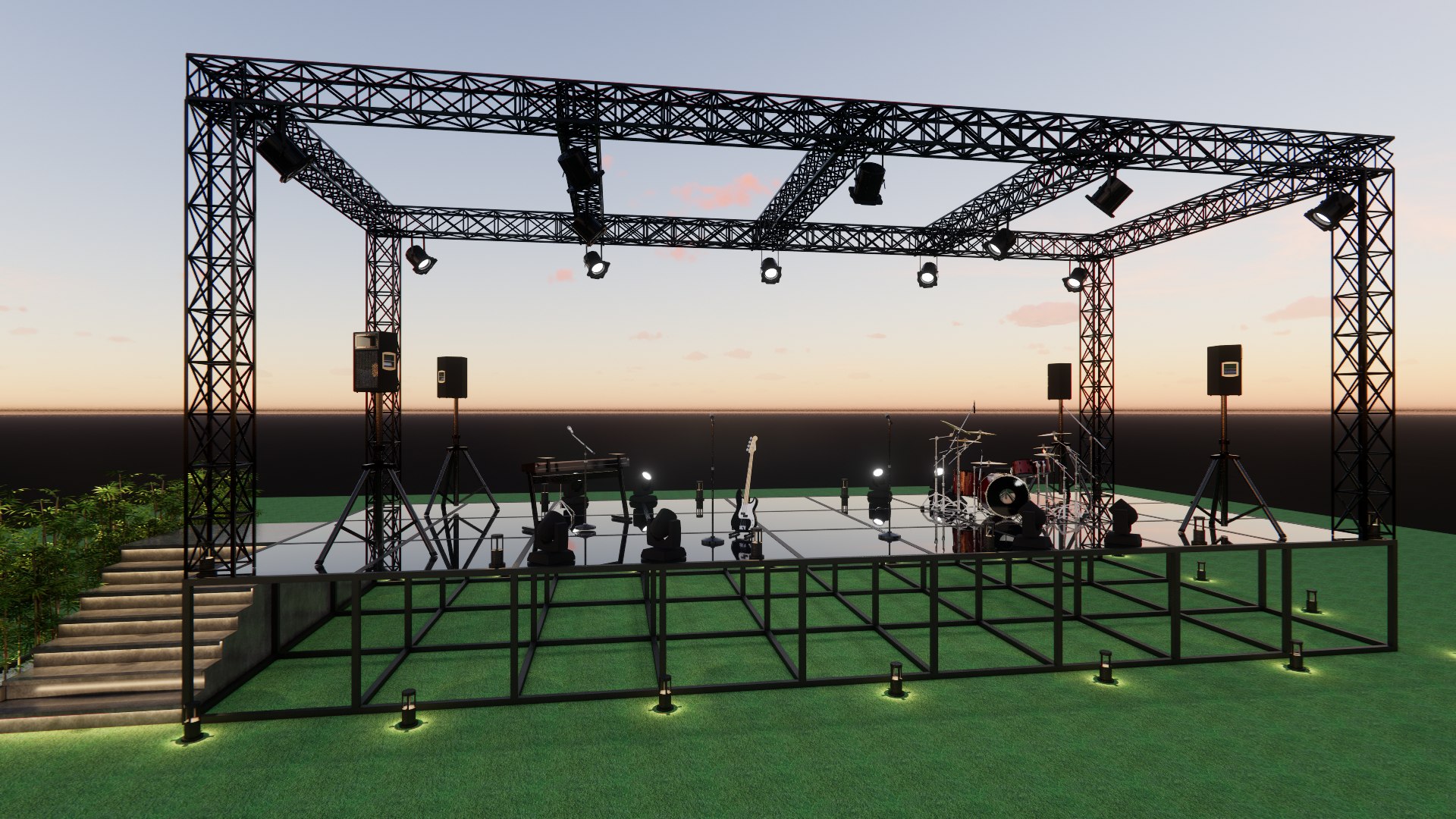 3D Truss Frames-A3 Model - TurboSquid 2213357