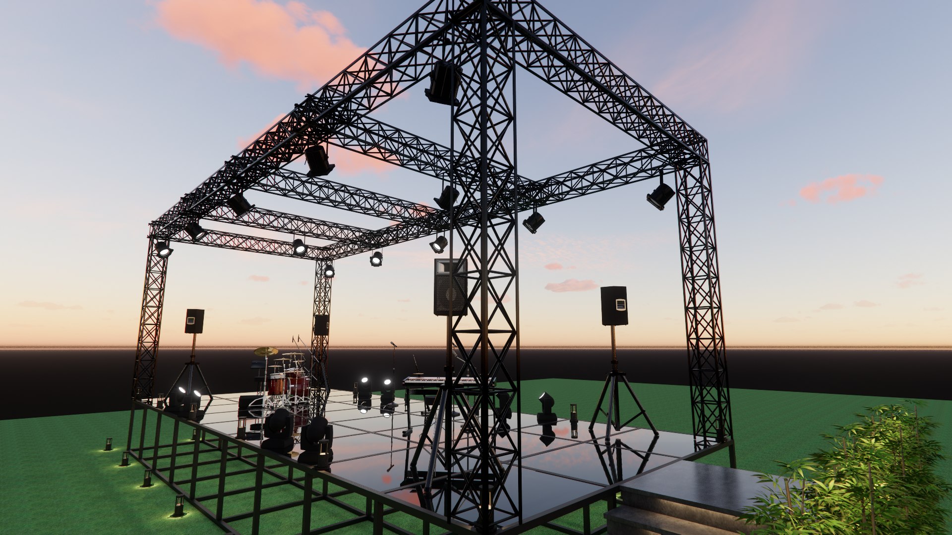 3D Truss Frames-A3 Model - TurboSquid 2213357