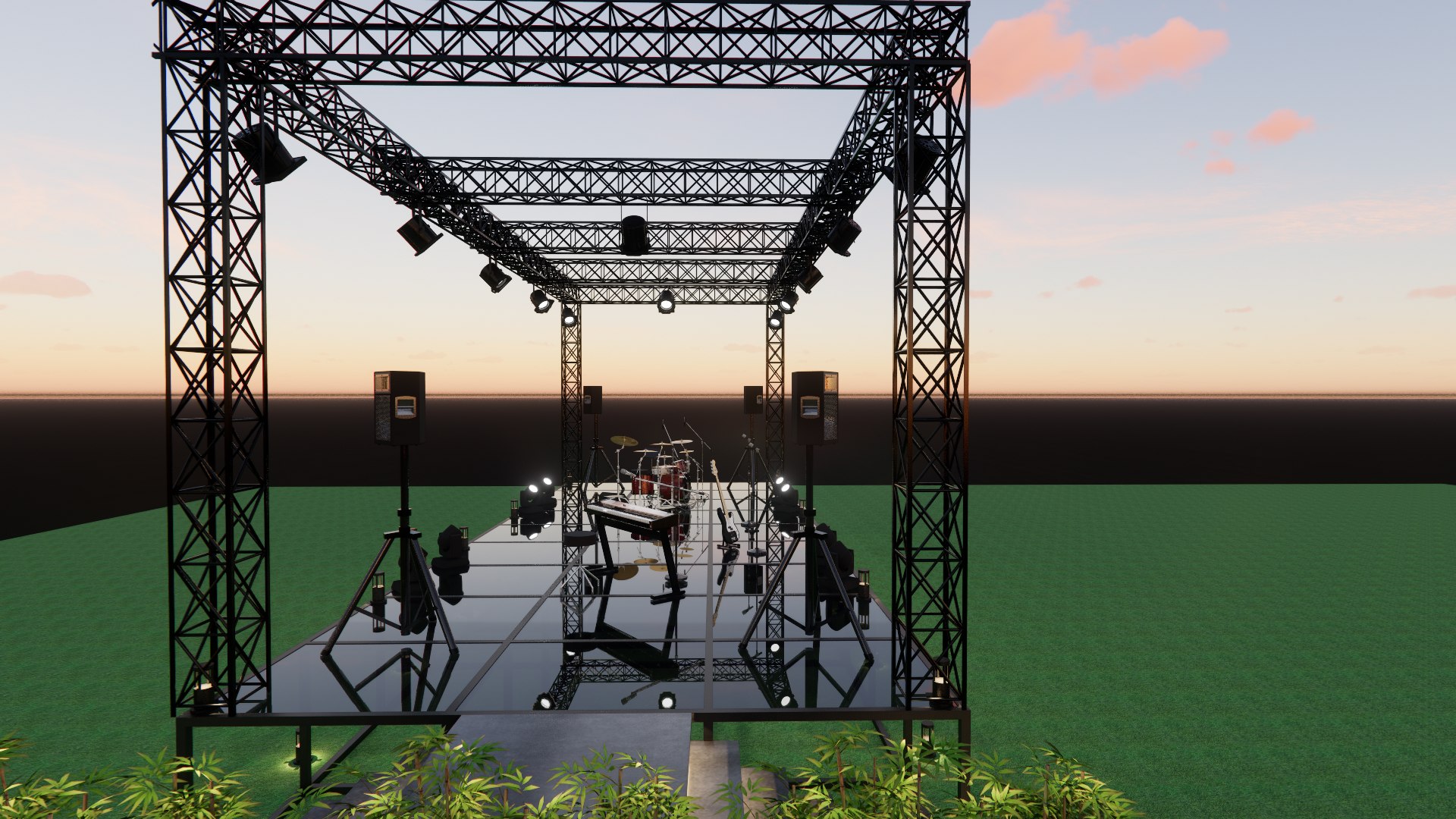 3D Truss Frames-A3 Model - TurboSquid 2213357