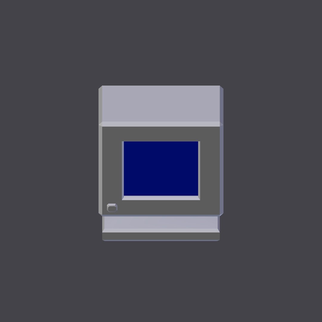 Free Simple Monitor Object 3D Model - TurboSquid 1664422