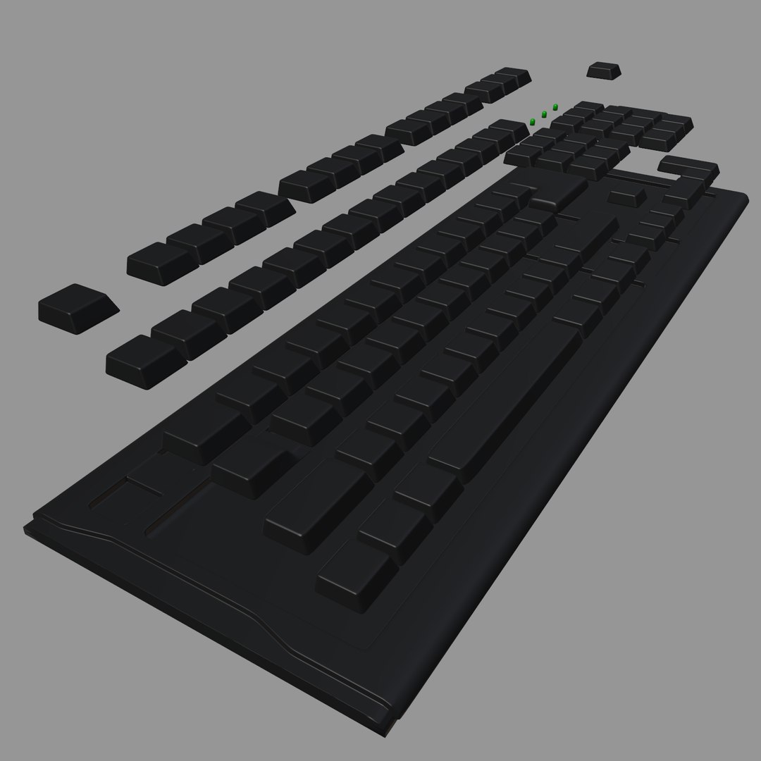3D Keyboard Model - TurboSquid 1561165