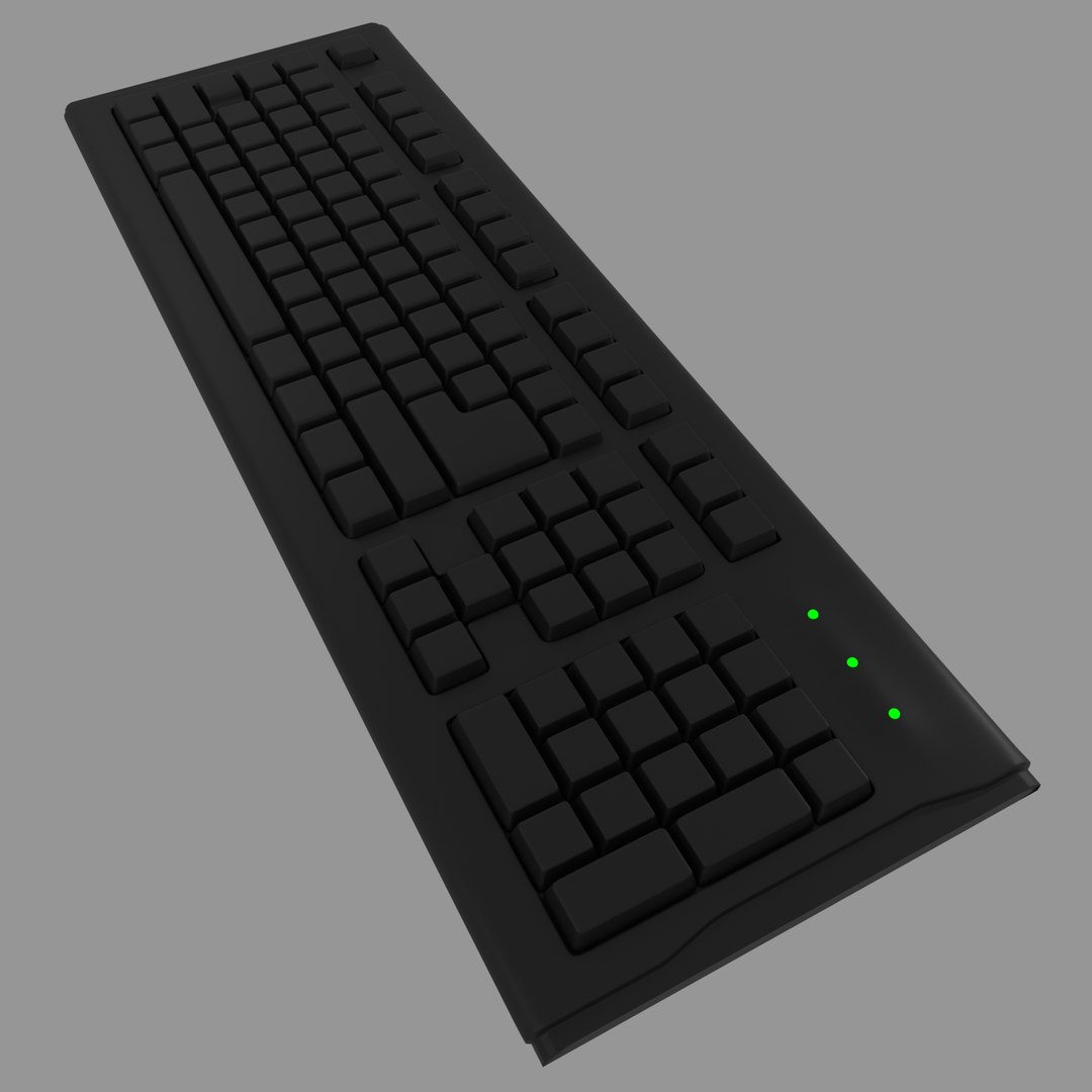 3D Keyboard Model - TurboSquid 1561165