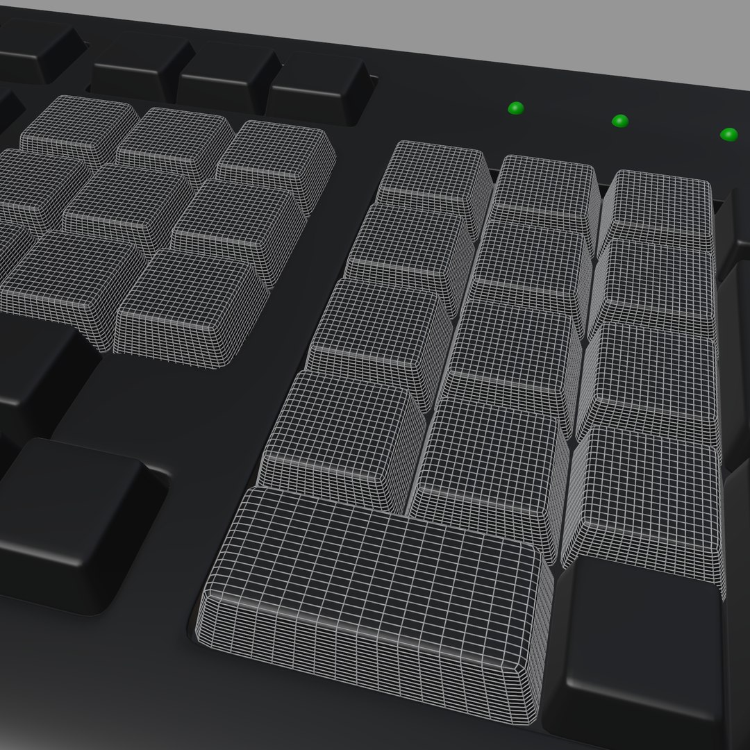 3D Keyboard Model - TurboSquid 1561165