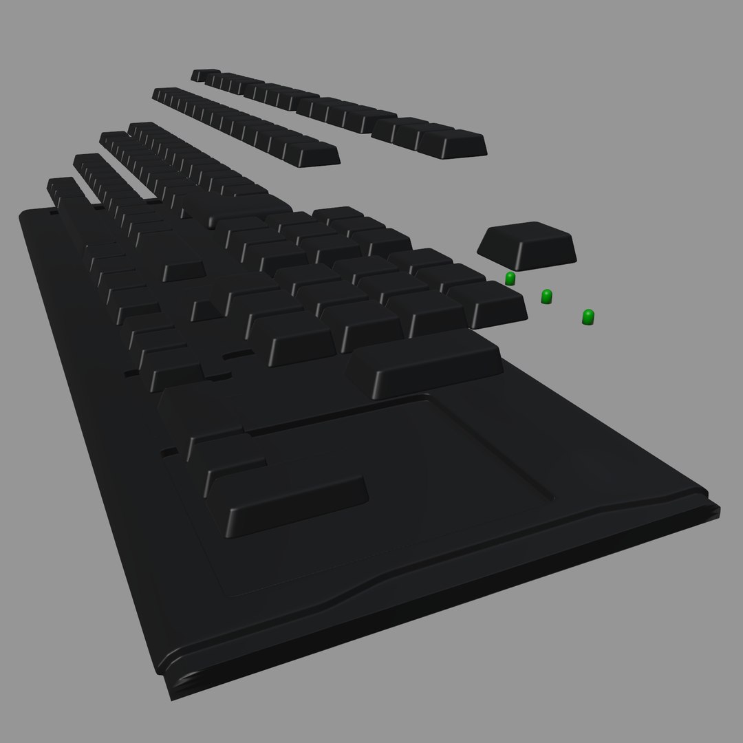 3D Keyboard Model - TurboSquid 1561165