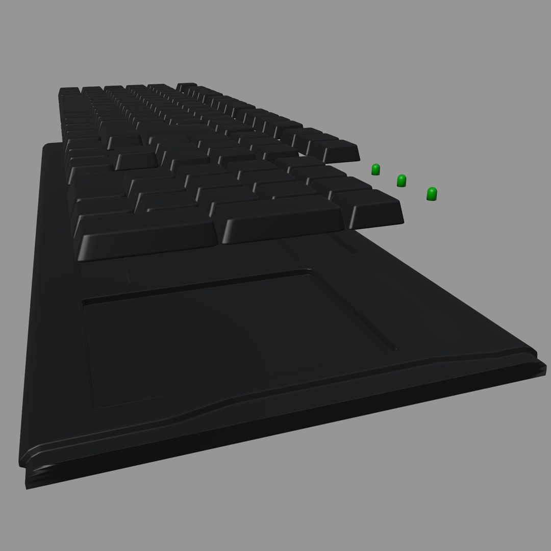 3D Keyboard Model - TurboSquid 1561165