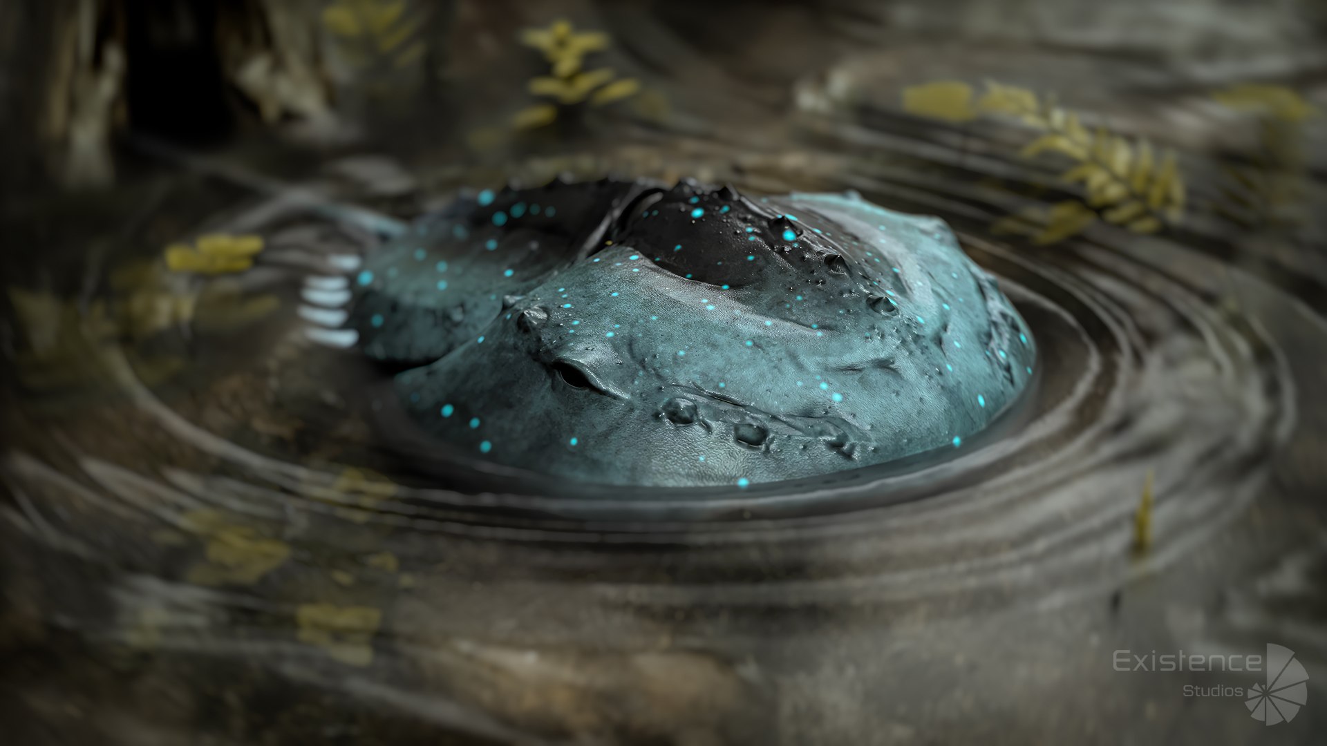 Horseshoe Crab - Trilobite - Realistic 3D Model Monster - Underwater ...