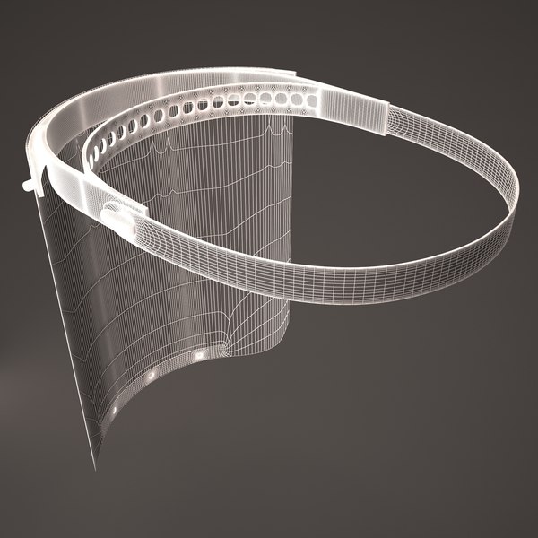 3D face shield - TurboSquid 1554147