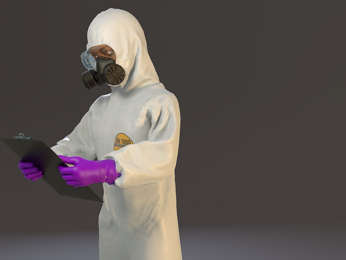 Female Biohazard Suit Acc 3D - TurboSquid 1528005