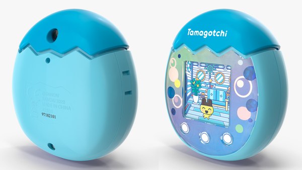 modelo 3d Tamagotchi Pix Mascota Virtual Océano Azul - TurboSquid 2042706