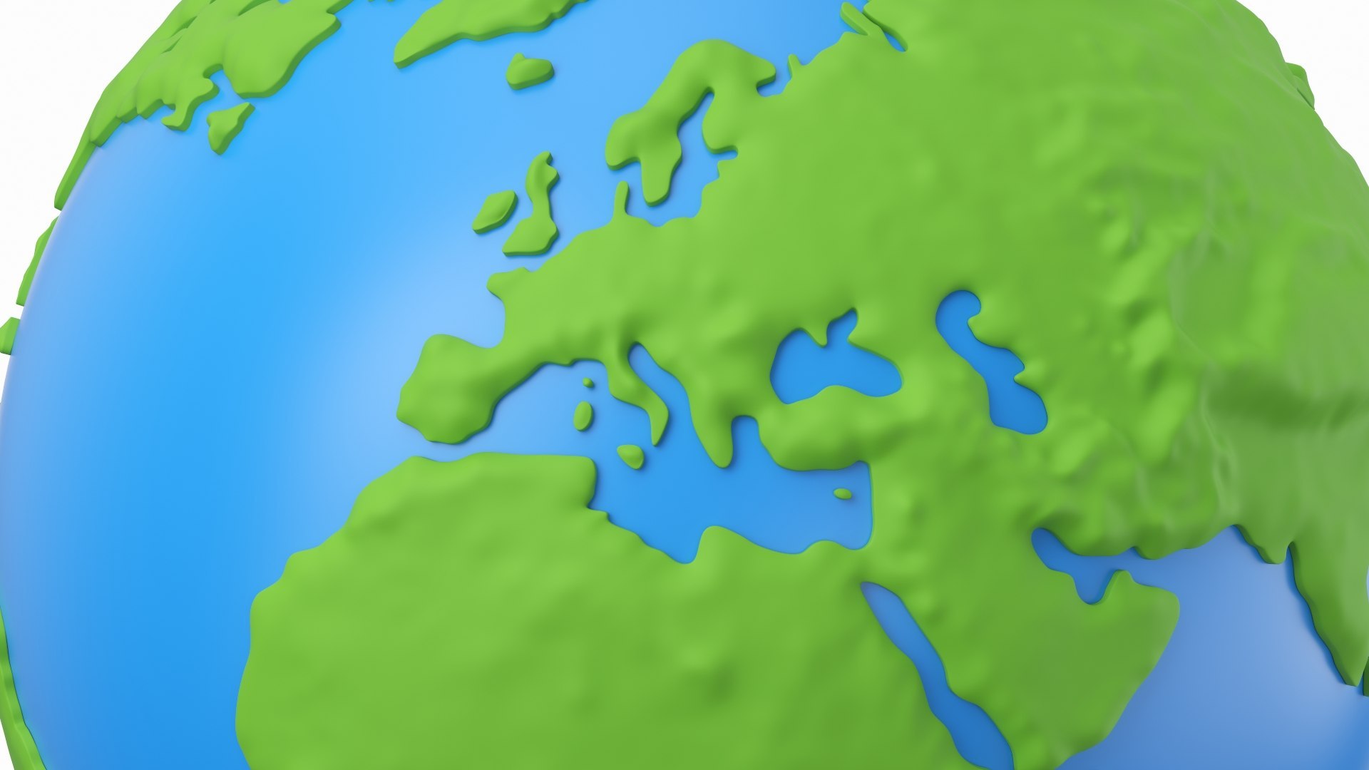 3D Cartoon Earth Collection - TurboSquid 2318643