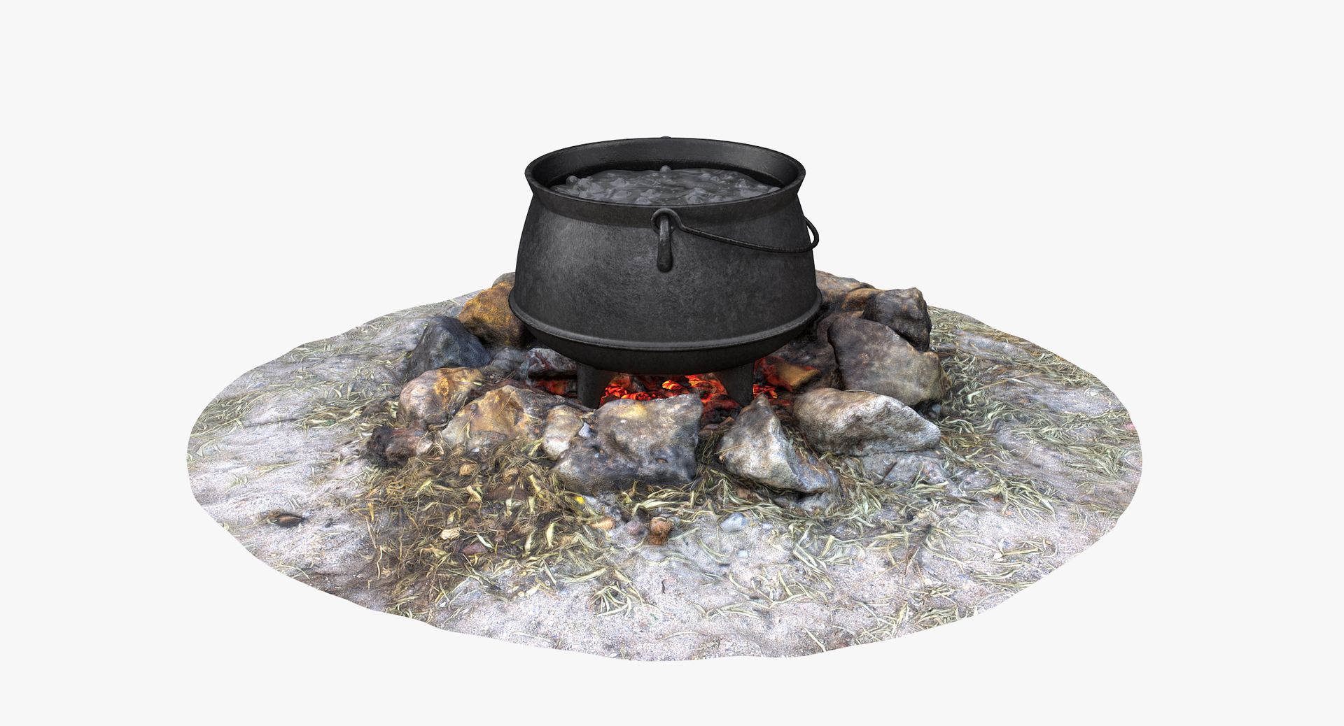 Boiling Pot Campfire Model - TurboSquid 1336710