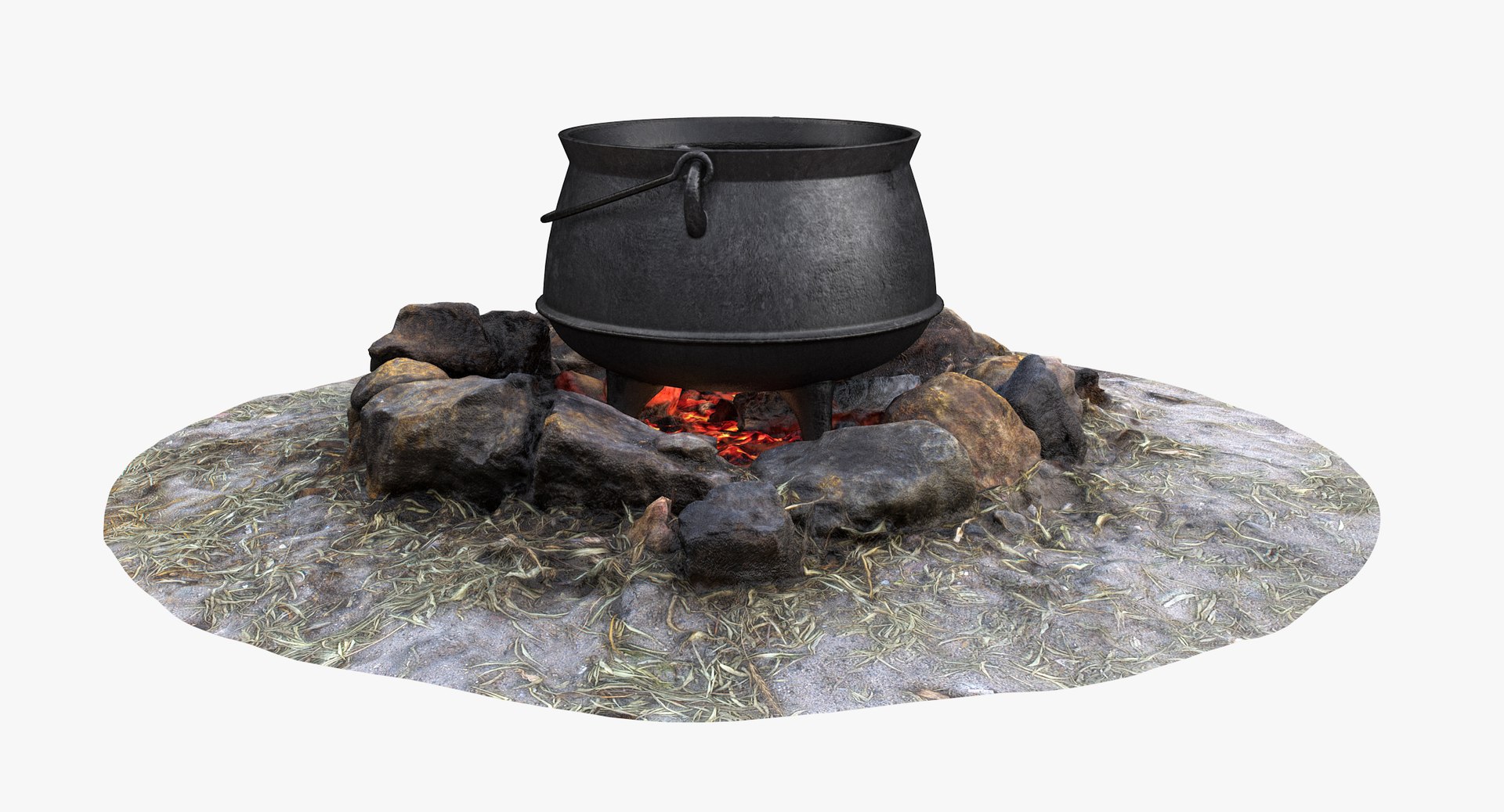 Boiling Pot Campfire Model - TurboSquid 1336710