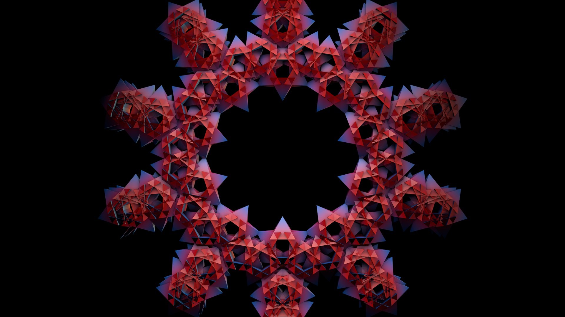 Abstract Pyramids Patterns 3d Model