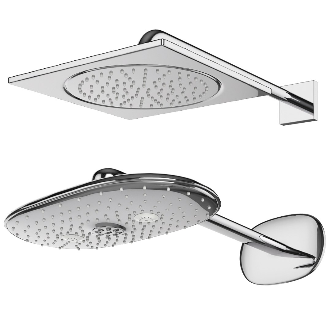 Shower Systems Grohe Set 3D Model - TurboSquid 1585700