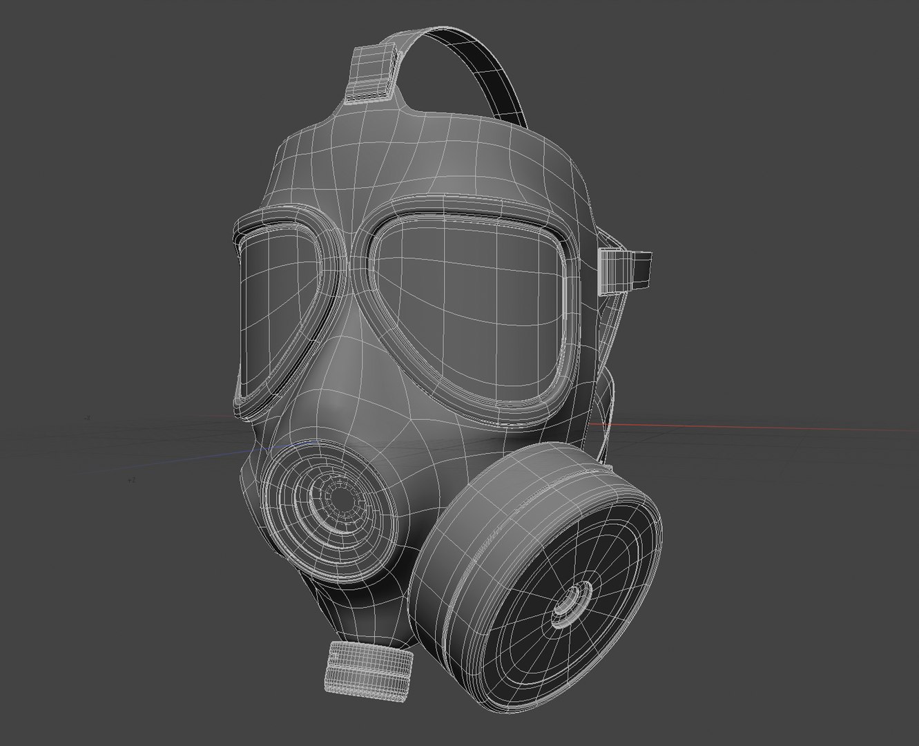 3D Gasmask Mask - TurboSquid 1513949