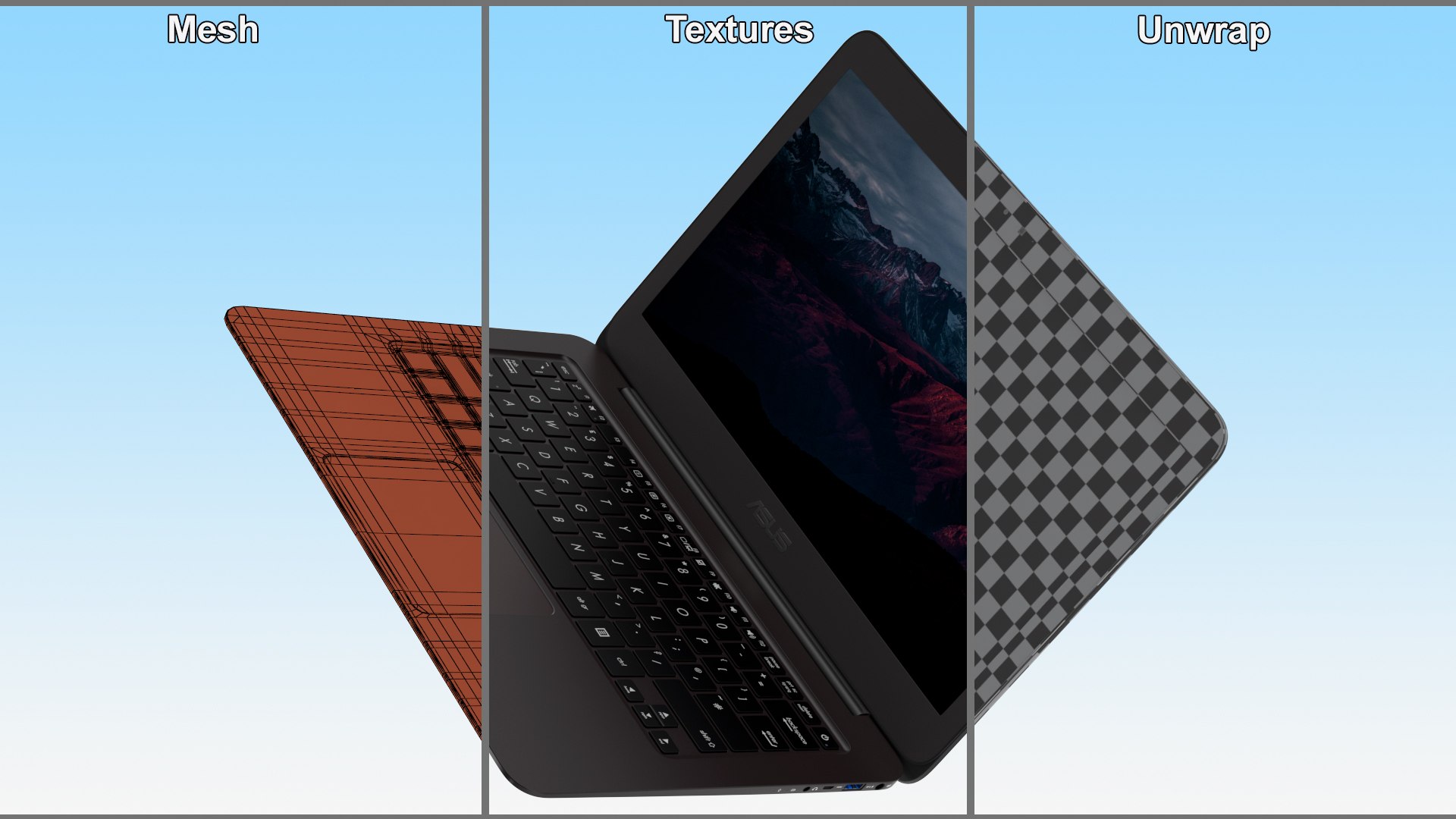 ASUS Laptop Model - TurboSquid 2228913