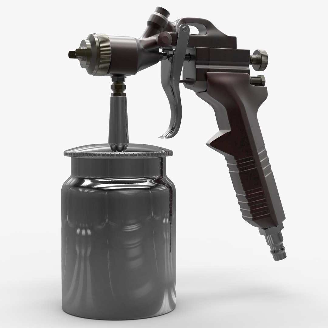 3D model pressure spray gun v2 - TurboSquid 1248691