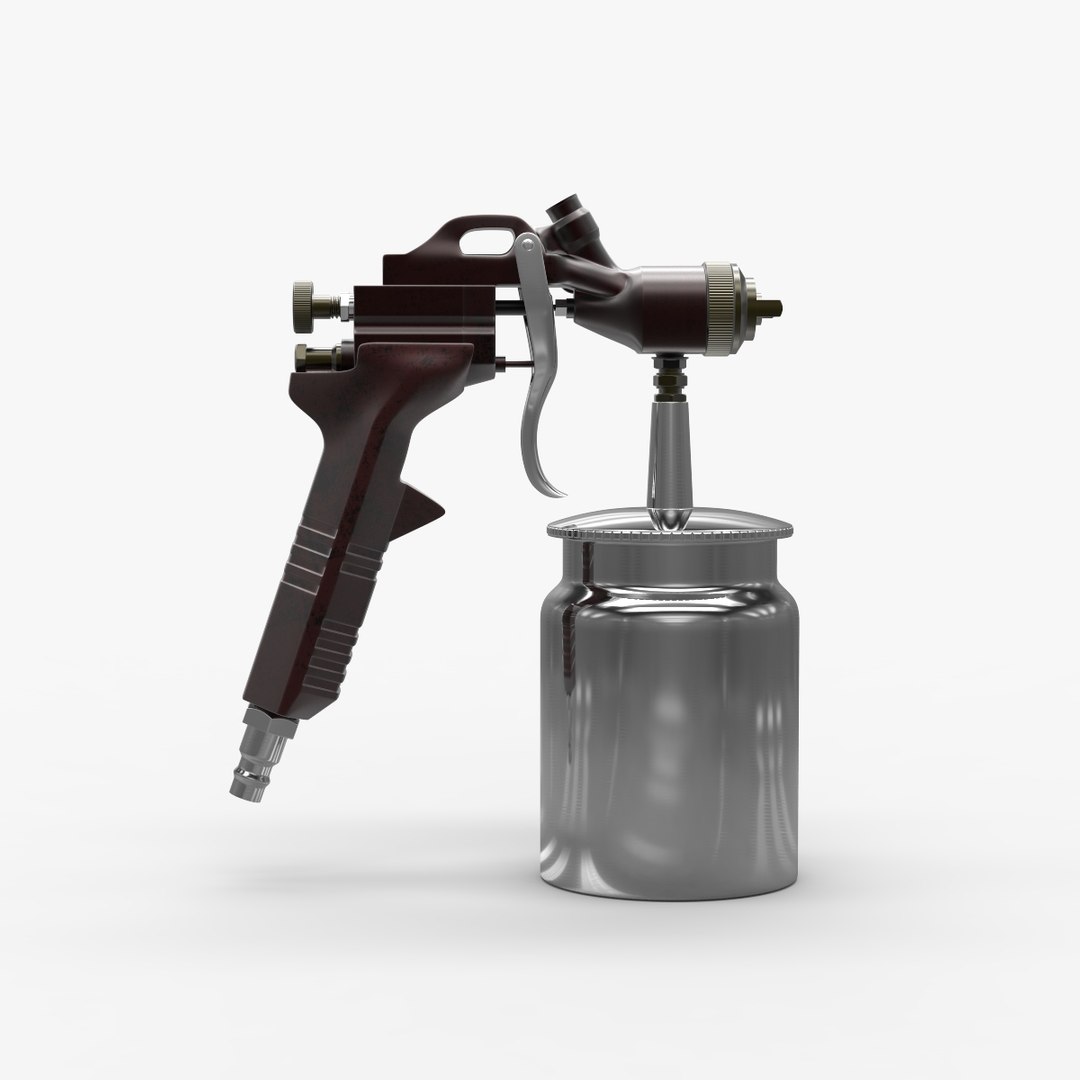 3D model pressure spray gun v2 - TurboSquid 1248691