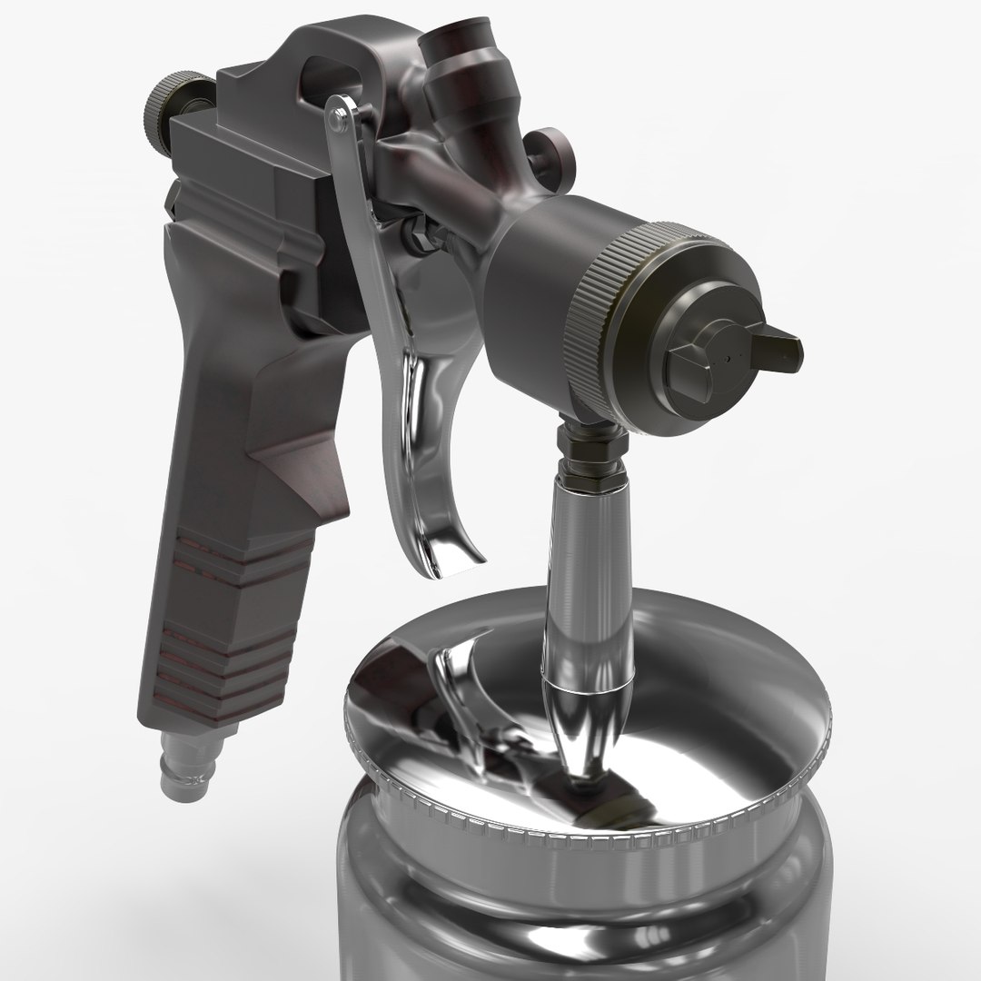 3D model pressure spray gun v2 - TurboSquid 1248691