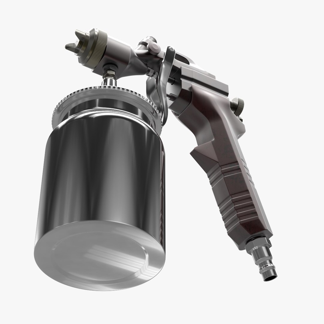 3D model pressure spray gun v2 - TurboSquid 1248691