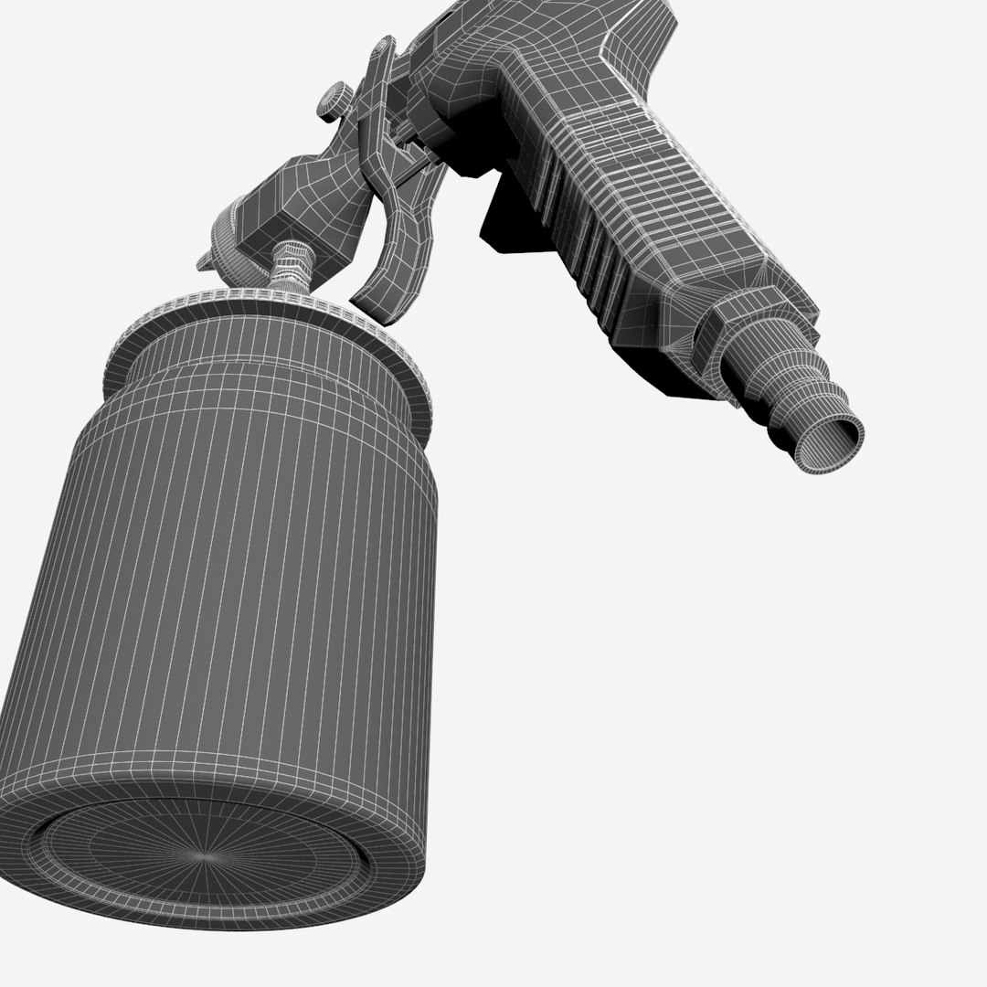 3D model pressure spray gun v2 - TurboSquid 1248691