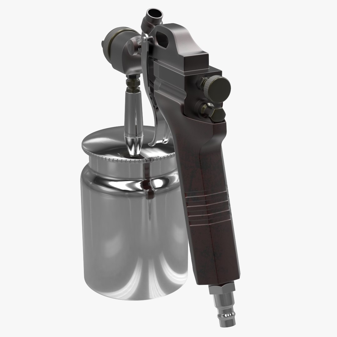 3D model pressure spray gun v2 - TurboSquid 1248691
