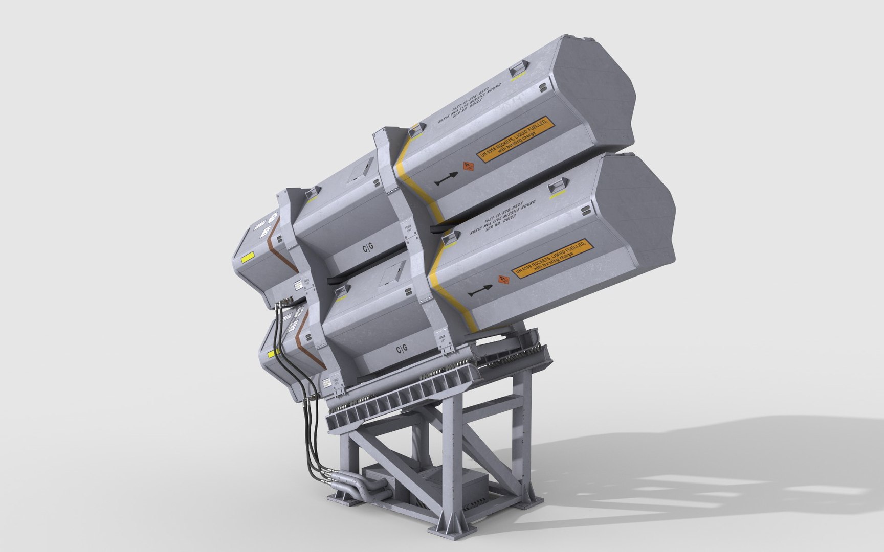 3D RBS15 Mk4 MISSSILES LAUNCHER1 Model - TurboSquid 2191790