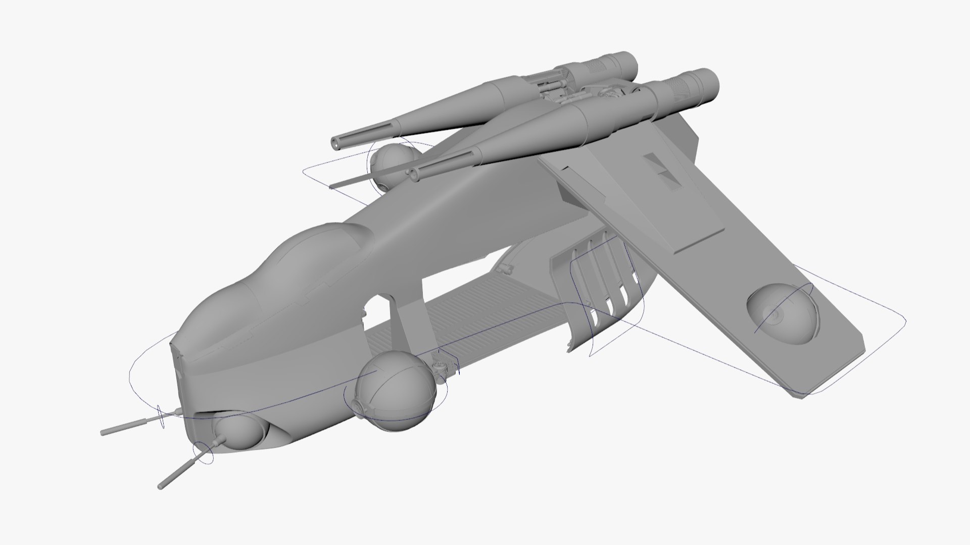 LAATi Low Altitude Assault Transport Infantry 3D Model - TurboSquid 1807434