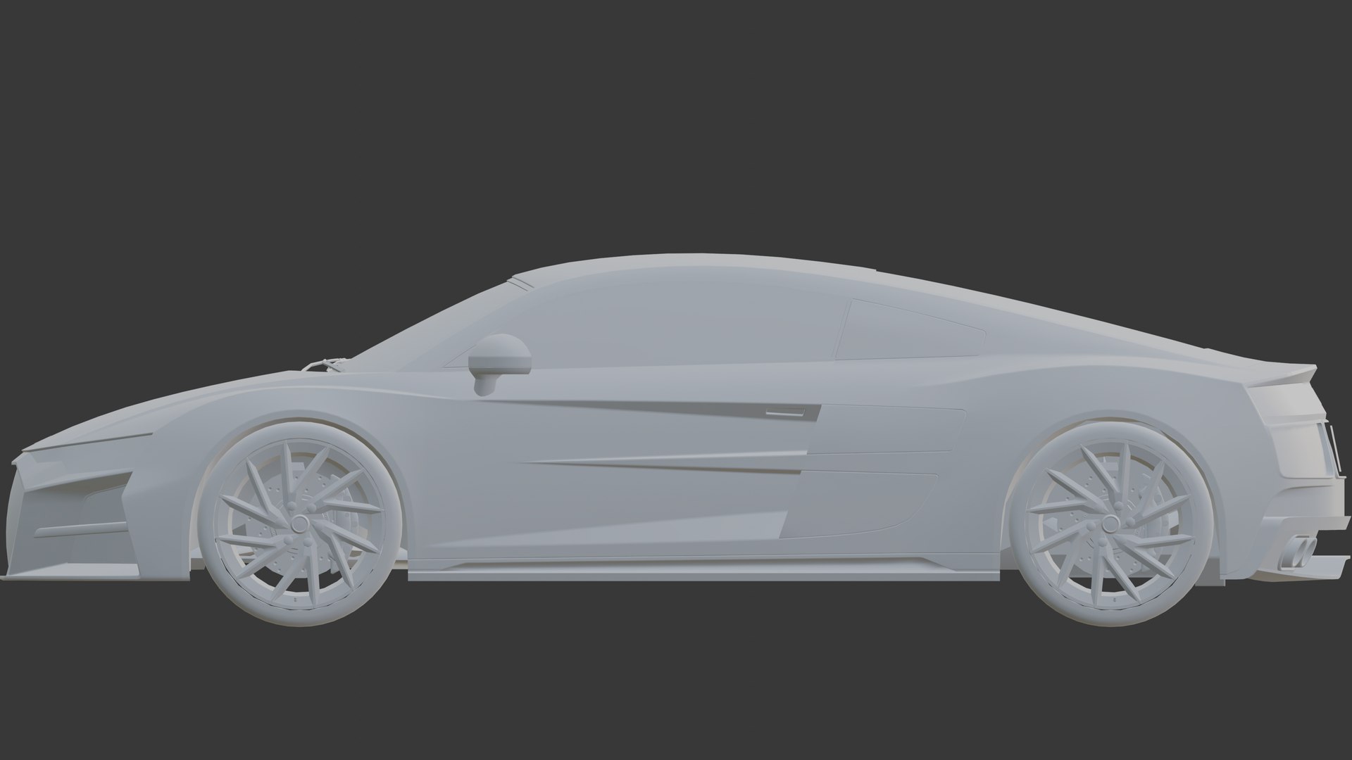 VirexR8X High Poly Supercar 3D Model - TurboSquid 2381545