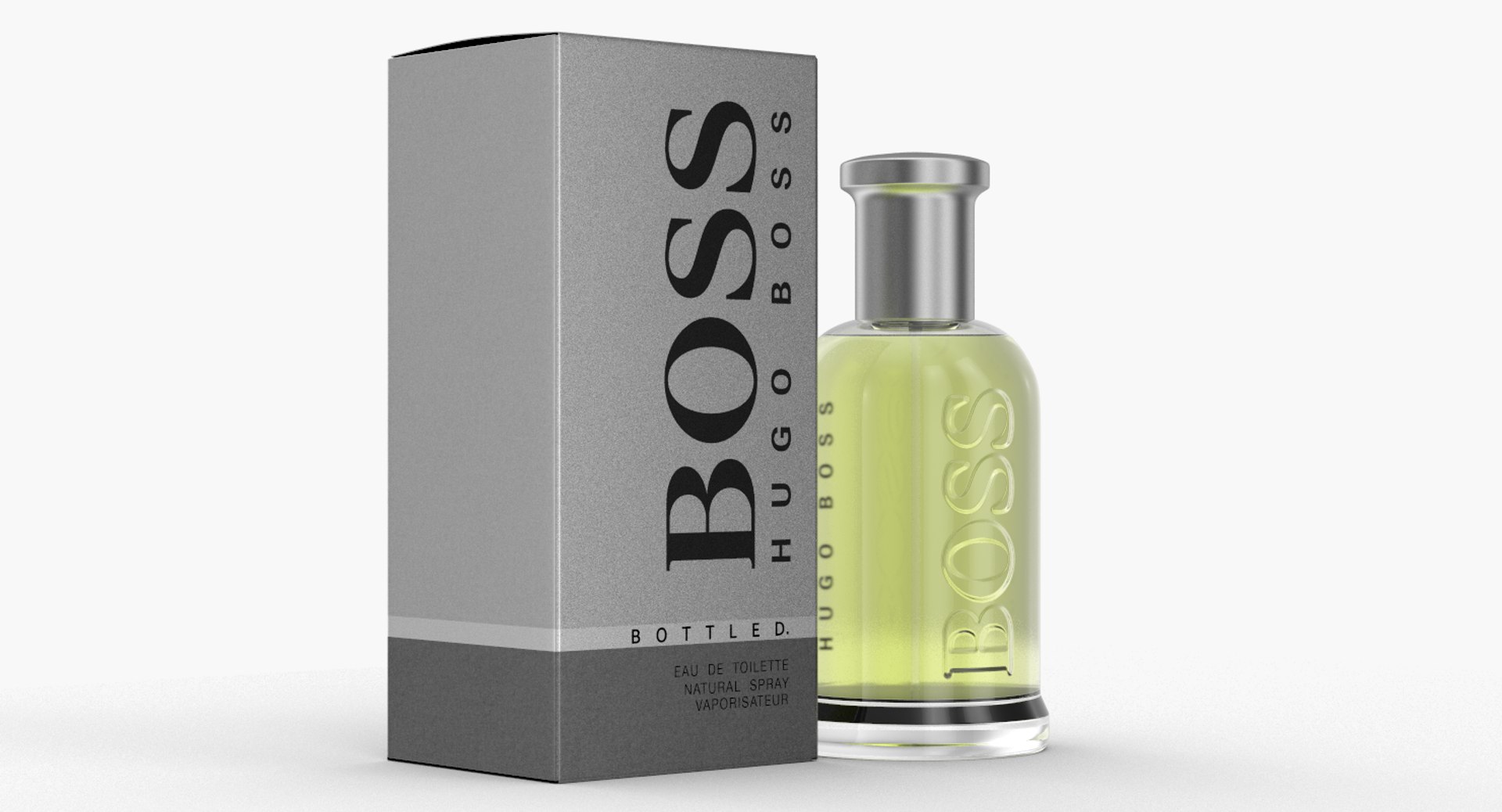 Hugo Boss Bottled Perfume 3D Model - TurboSquid 1215051
