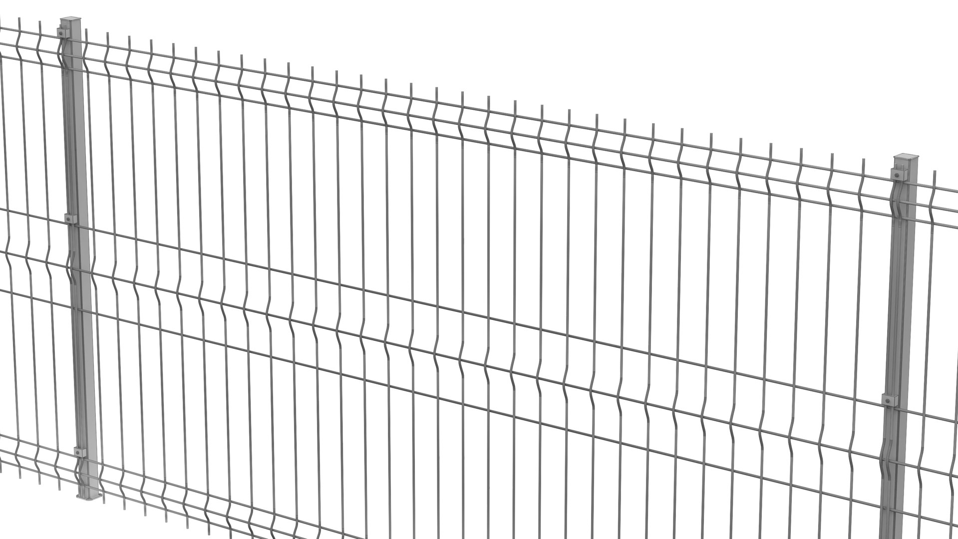 WIRE FENCE V 3D Model - TurboSquid 1980247