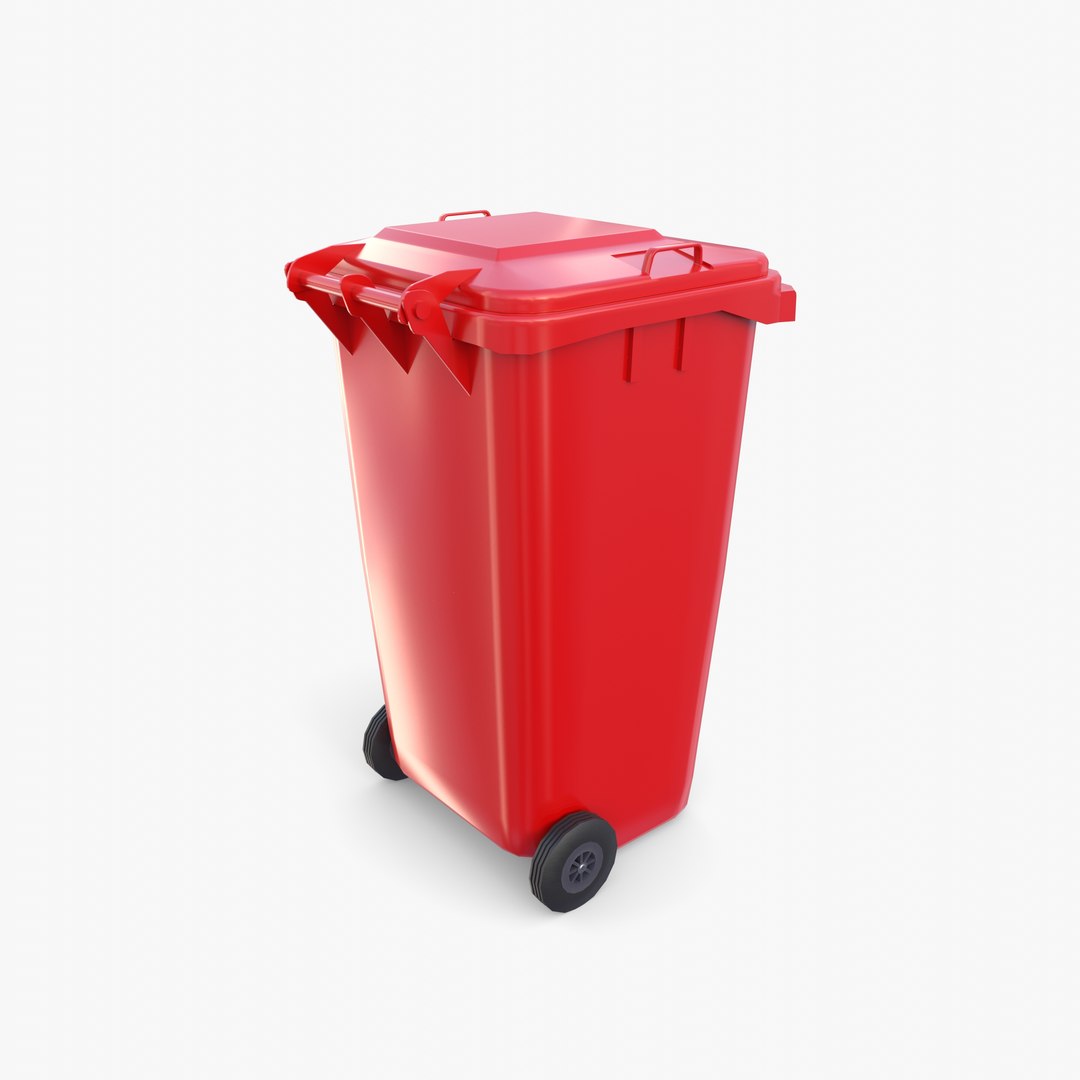 Trash Can V15 3D Model - TurboSquid 2039411