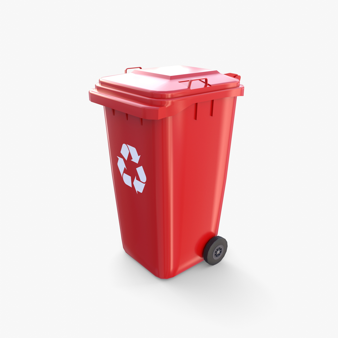 Trash Can V15 3D Model - TurboSquid 2039411