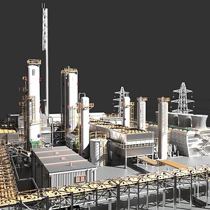 Refinery 3D Models for Download | TurboSquid