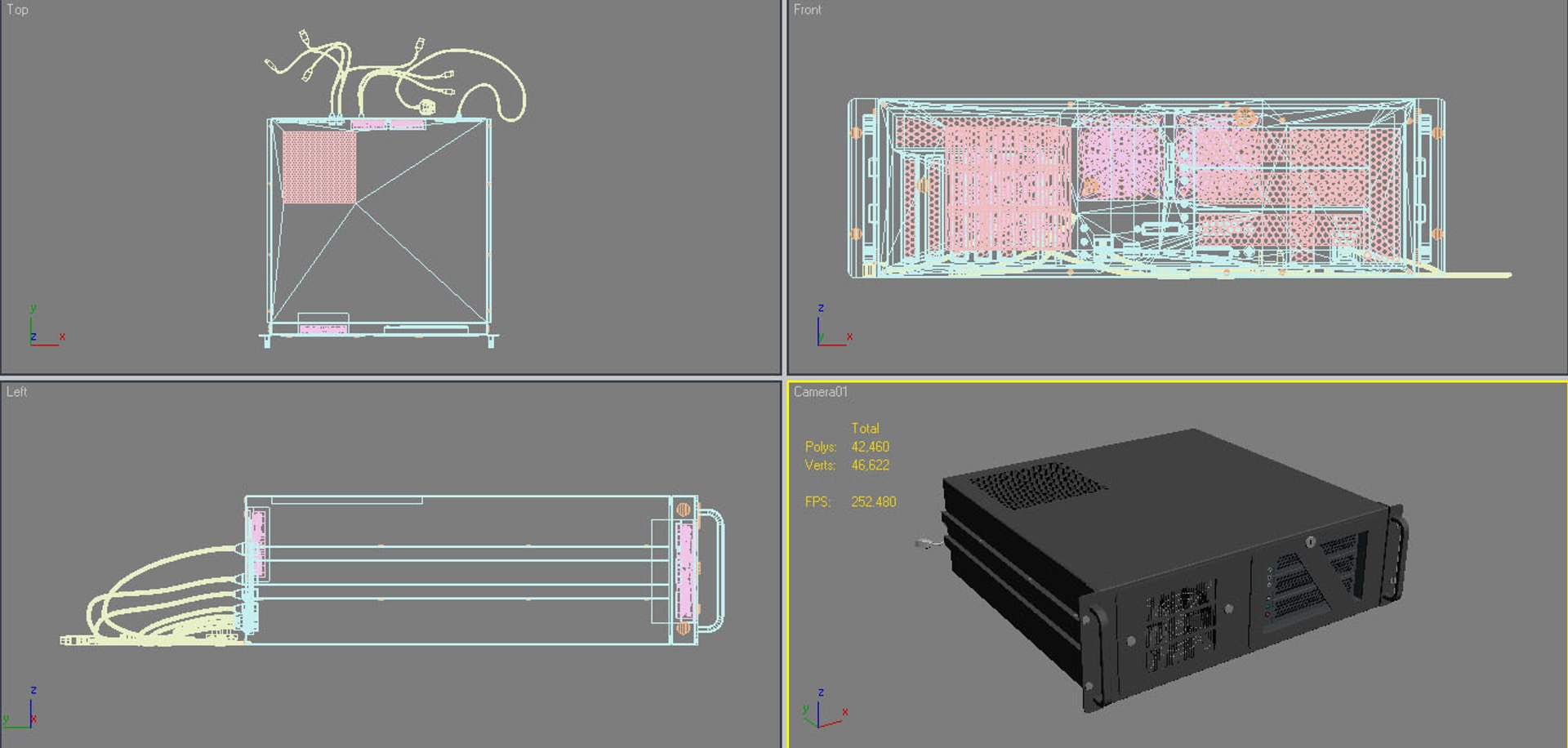 3D data server chassis model - TurboSquid 1686954