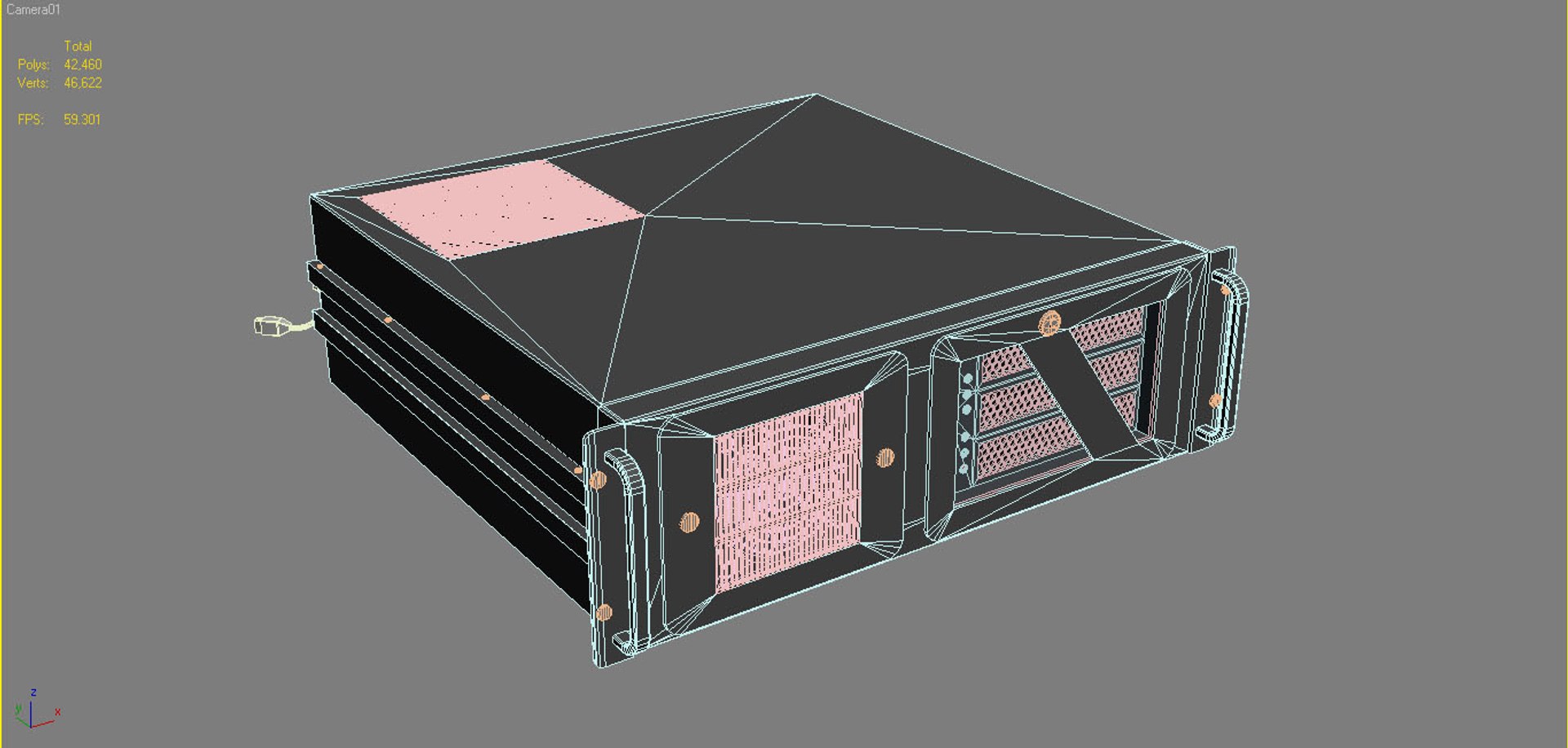 3D data server chassis model - TurboSquid 1686954