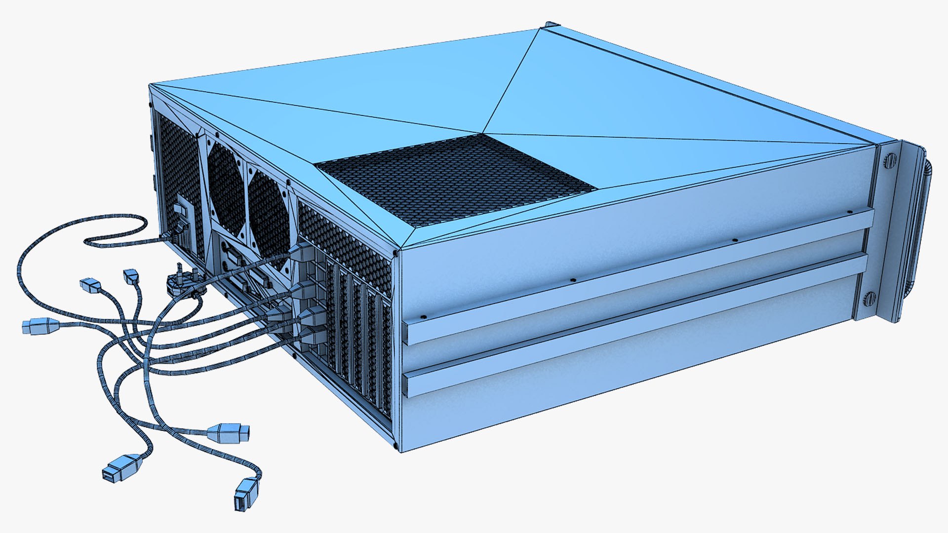 3D data server chassis model - TurboSquid 1686954