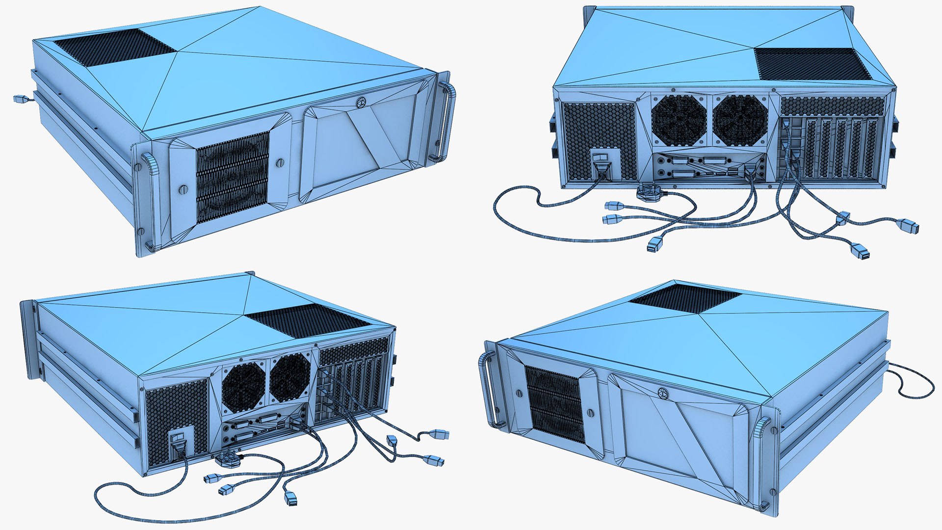 3D data server chassis model - TurboSquid 1686954