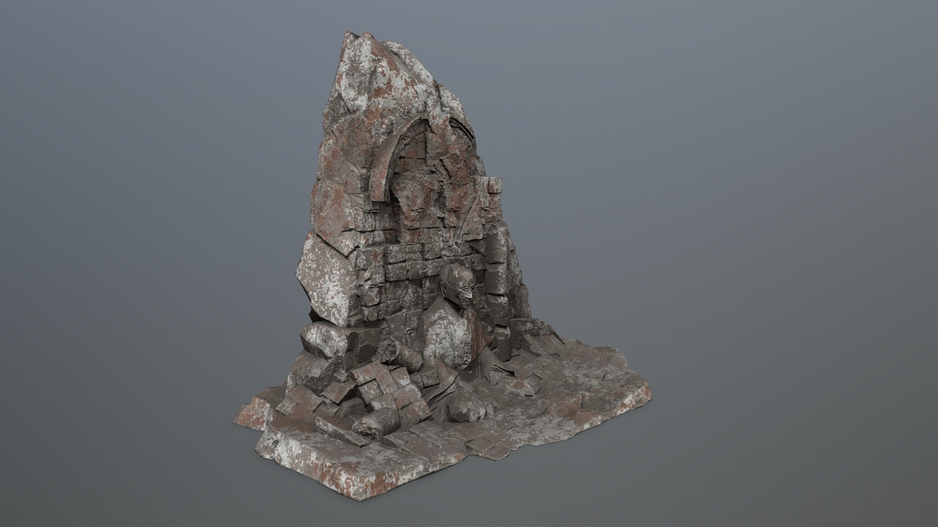 Buddha Rock 3D Model - TurboSquid 1962914