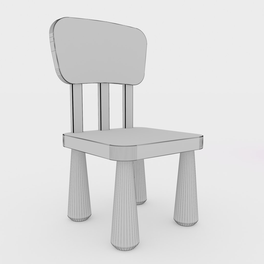 3D Ikea Original Mammut Chair Model - TurboSquid 1336518