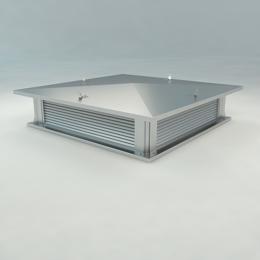 3D Roof Ventilation Architecture - TurboSquid 1622099