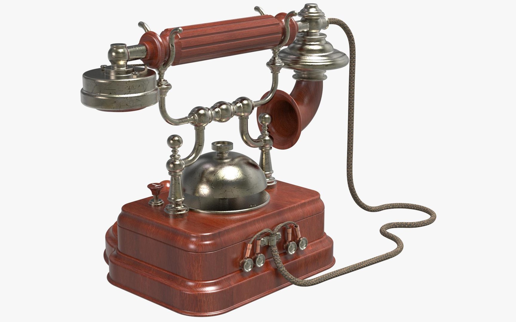 3D Antique Ericsson Table Phone - TurboSquid 1979822