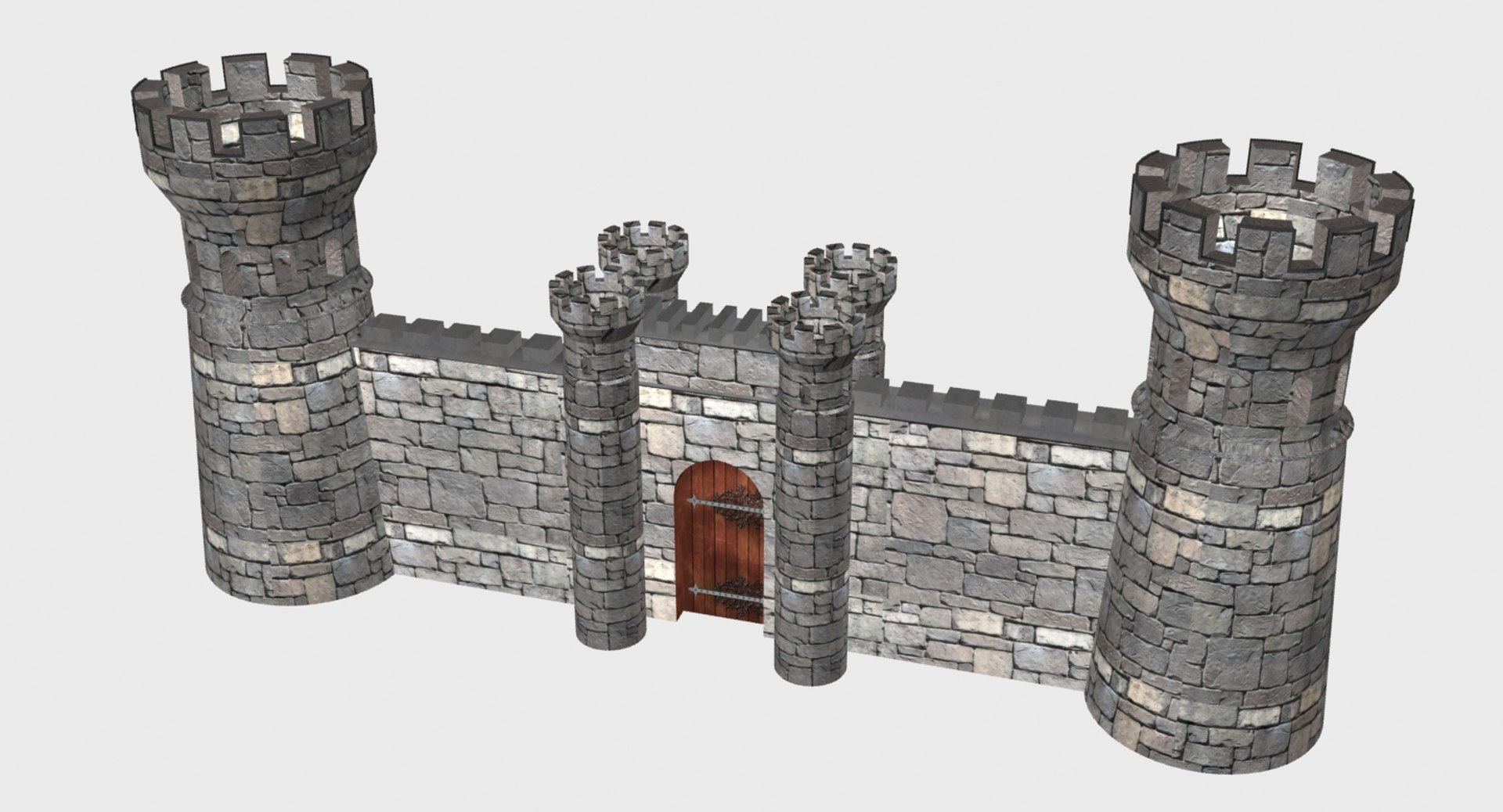 Castle Gate 3D Model - TurboSquid 1414166