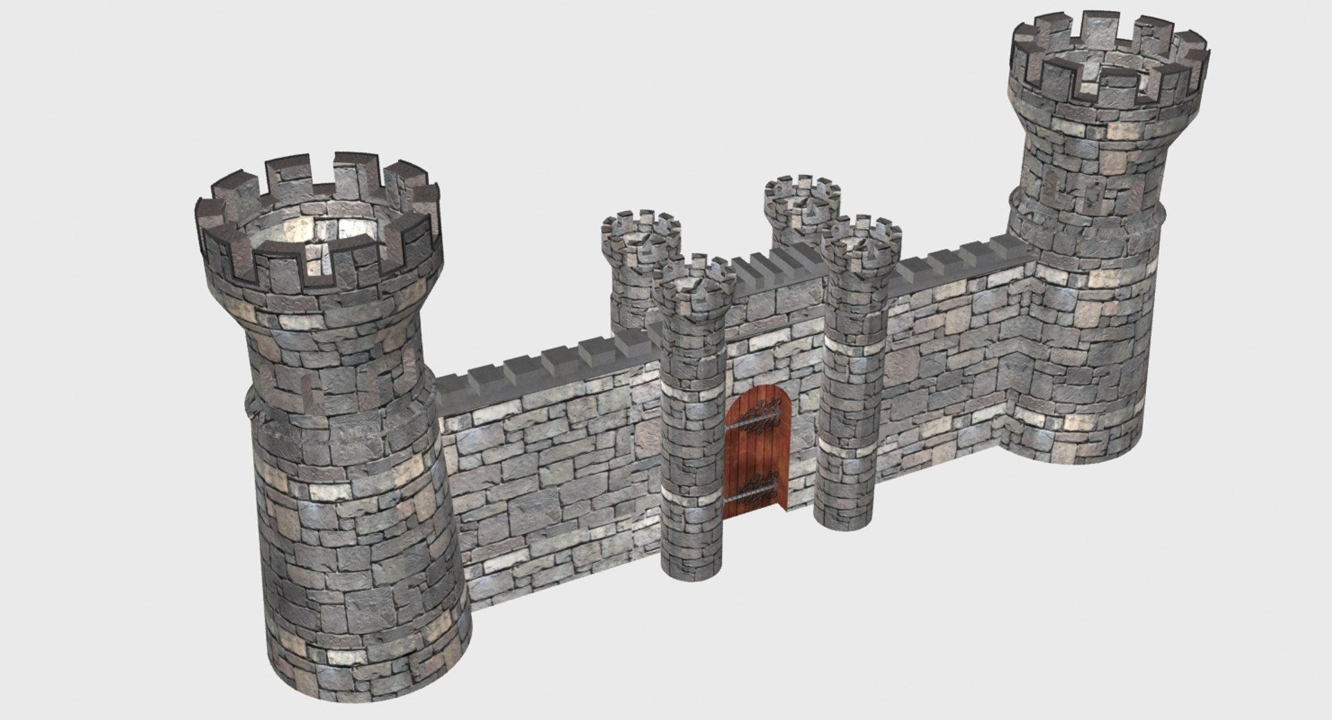 Castle Gate 3D Model - TurboSquid 1414166