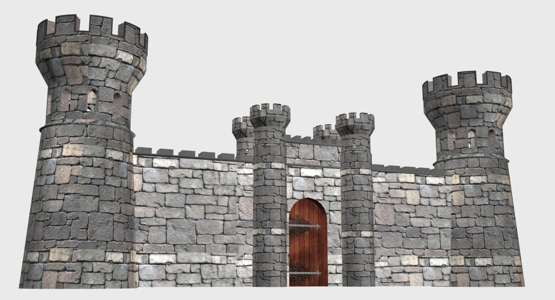 Castle Gate 3D Model - TurboSquid 1414166