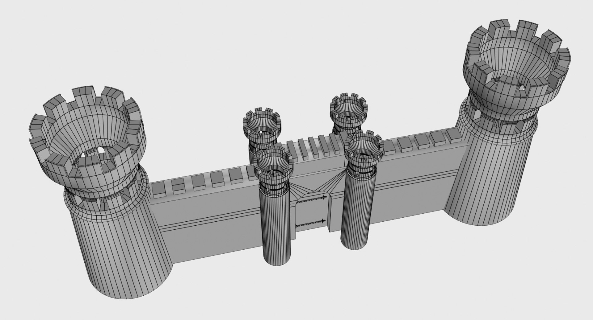 Castle Gate 3D Model - TurboSquid 1414166