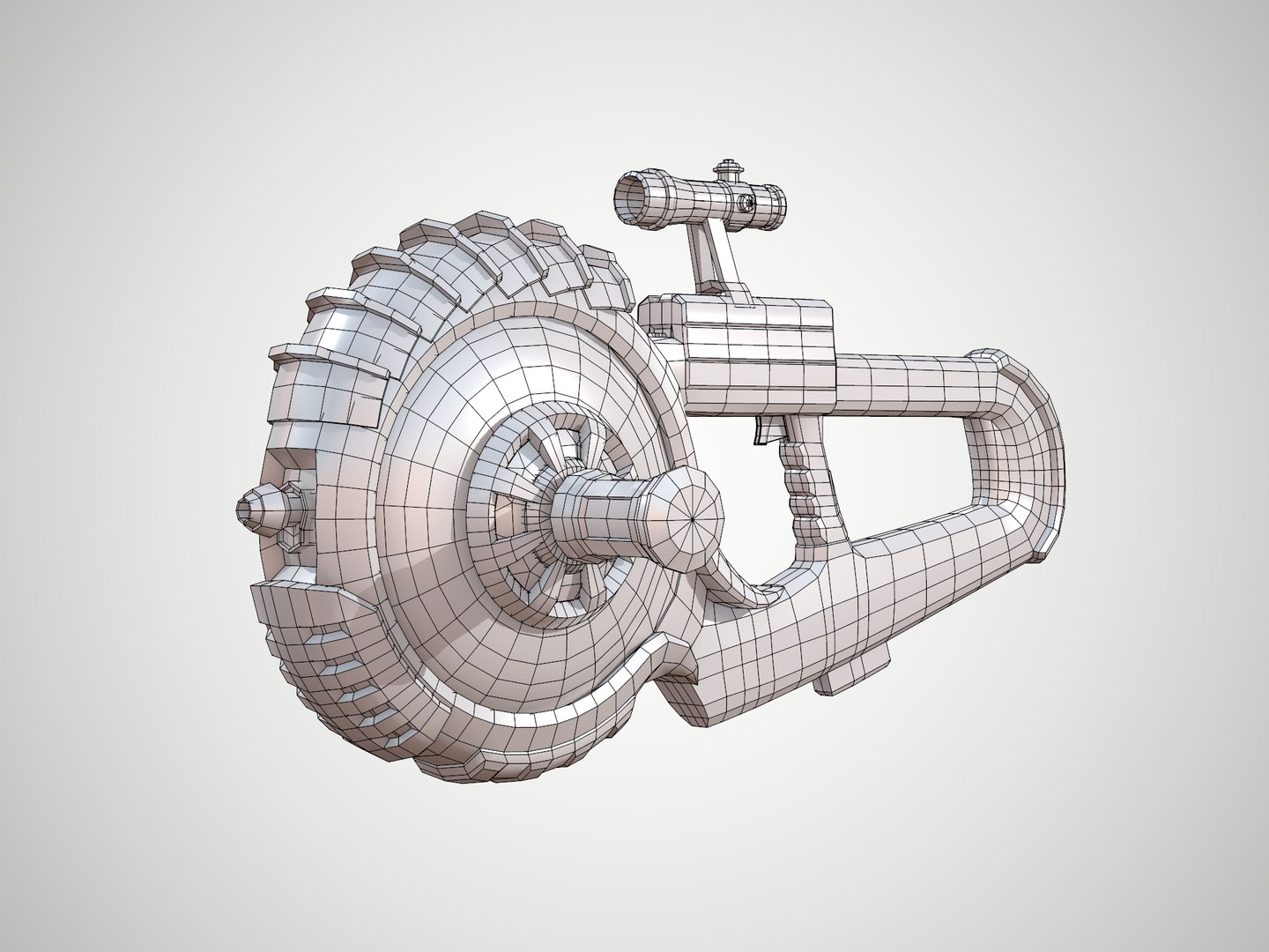 3D Blender Futuristic Rifle 4 - TurboSquid 1223148